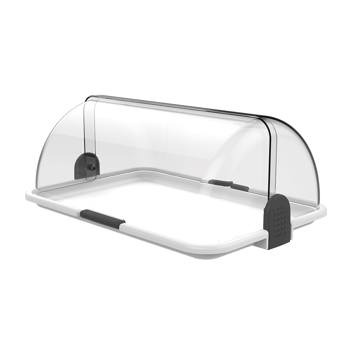 Food Grade Roll Top Food Commercial Display Tray | Solent Plastics