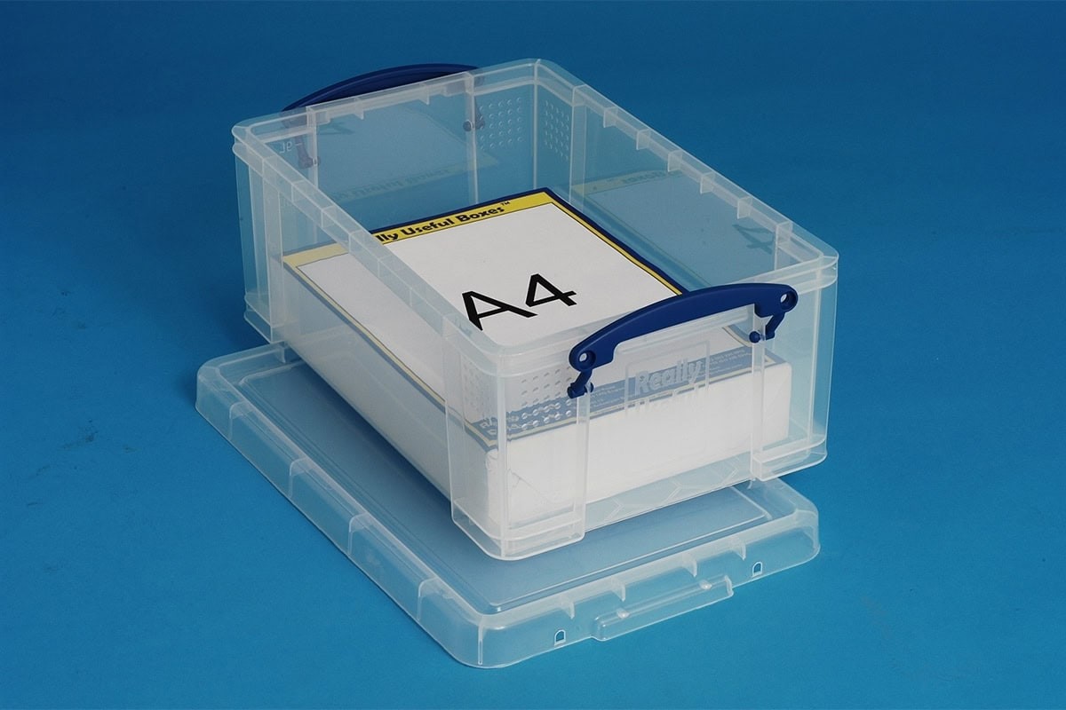 5 Ltr Clear Really Useful Plastic Storage Box | Solent Plastics