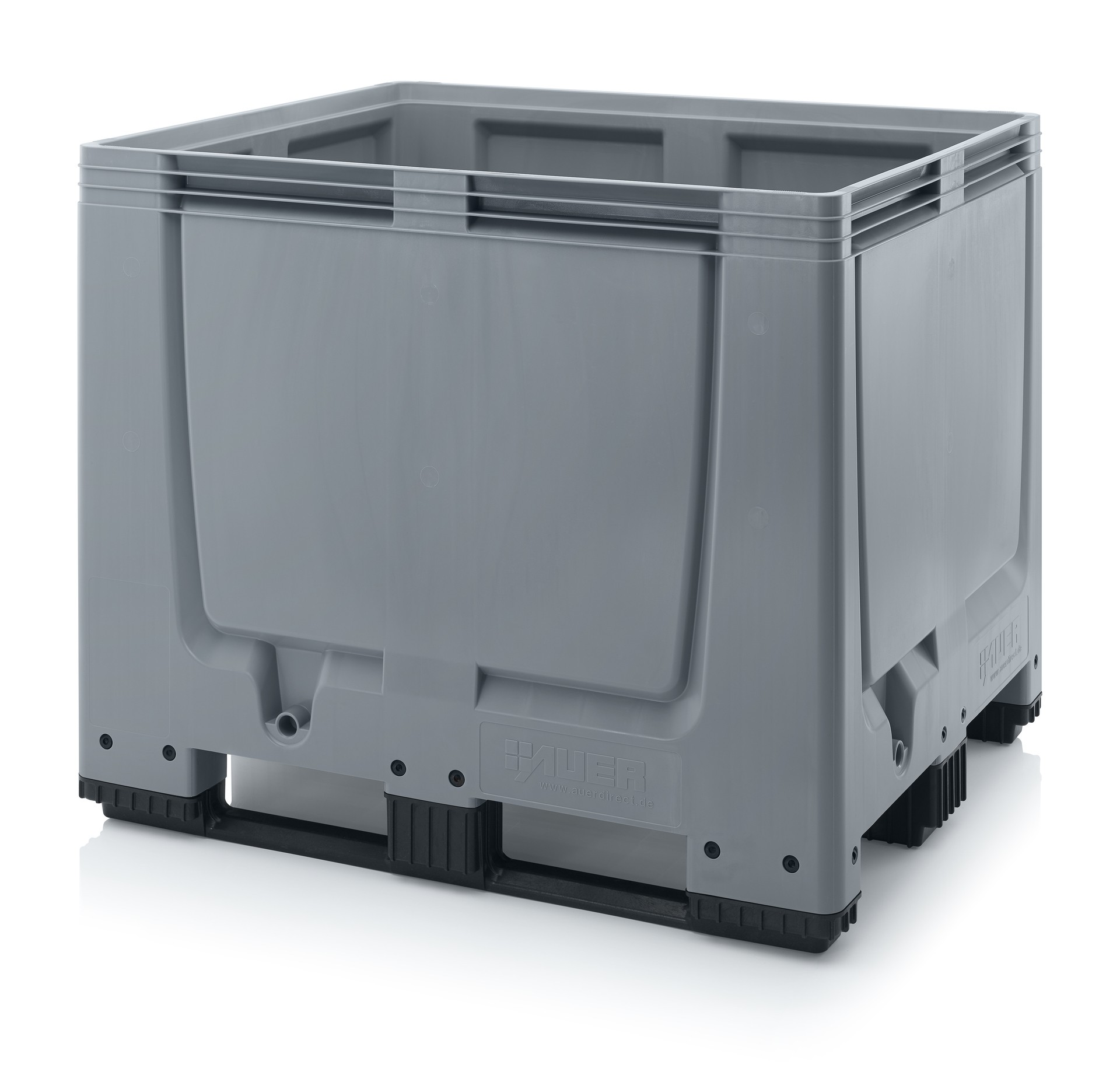 900Ltr Extra Deep Pallet Box w/solid sides & 4 feet | Solent Plastics