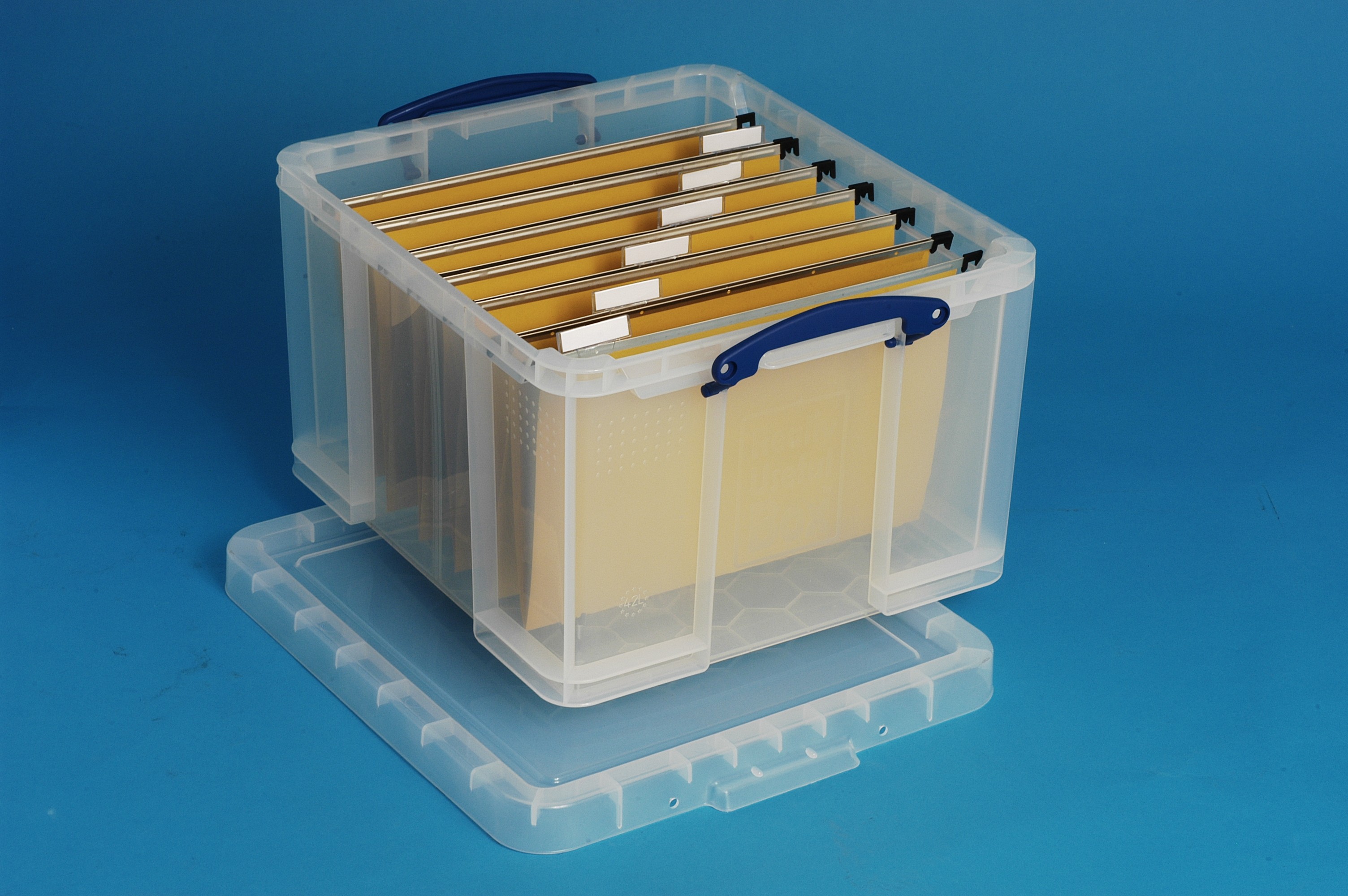35 Ltr Clear Really Useful Plastic Storage Box | Solent Plastics