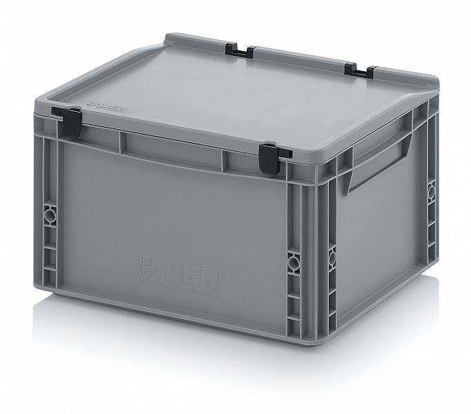 26 Ltr Lidded European Standard Plastic Container | Solent Plastics