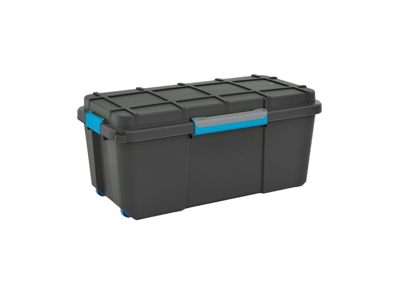 Scuba Box XL Black Water Resistant Storage Trunk | Solent Plastics