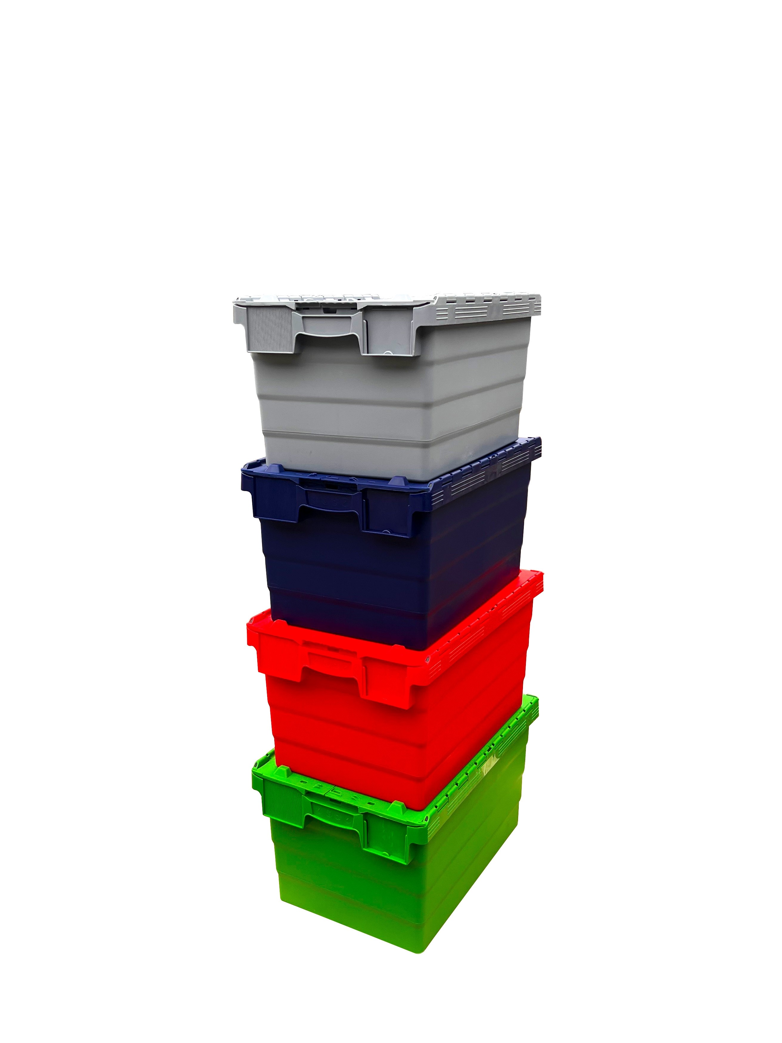 Grey Storage Boxes With Lids | Solent Plastics