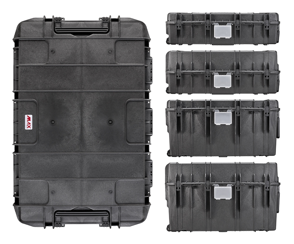 395 Litre Waterproof Plastic Protective Flight Case with Hinged Lid ...