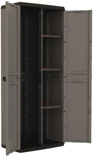 PIU Lightweight Multispace Outside Garden Storage Cabinet | Solent Plastics