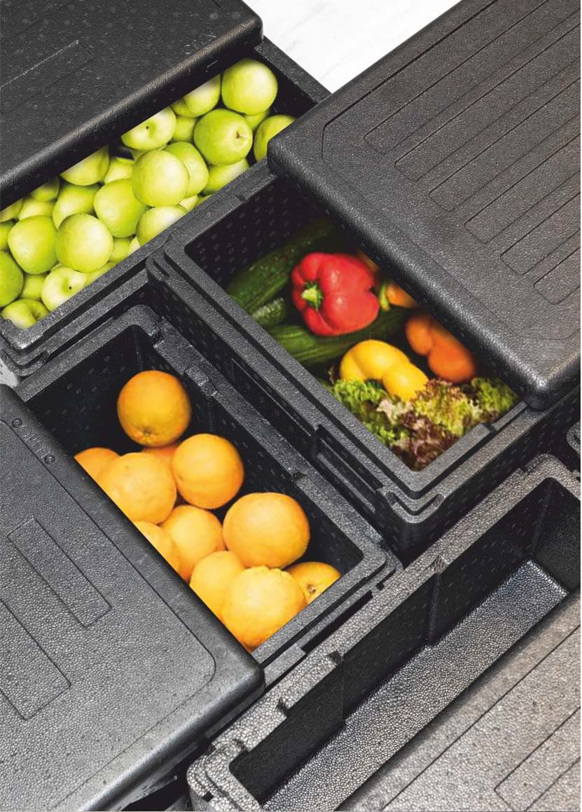 53 Litre Thermo Insulated Transportation Euro Container | Solent Plastics