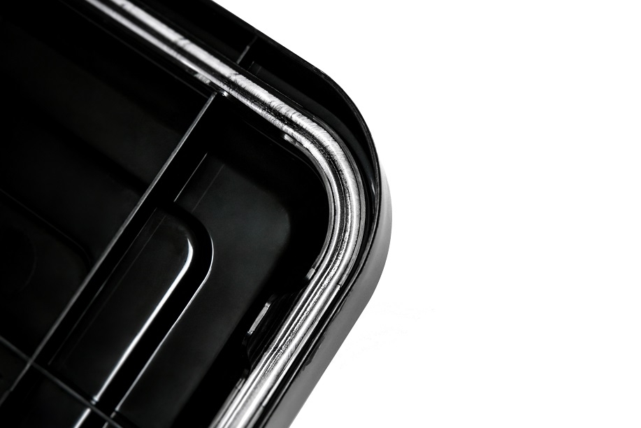 20L Small Weathertight/Airtight Plastic Storage Box Black | Solent Plastics